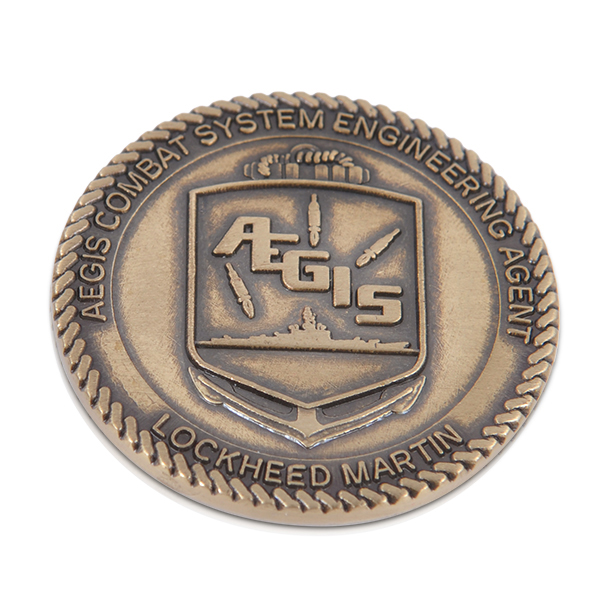 Classic Brass Coins - Lockheed Coins | Lockheed Martin & Sikorsky