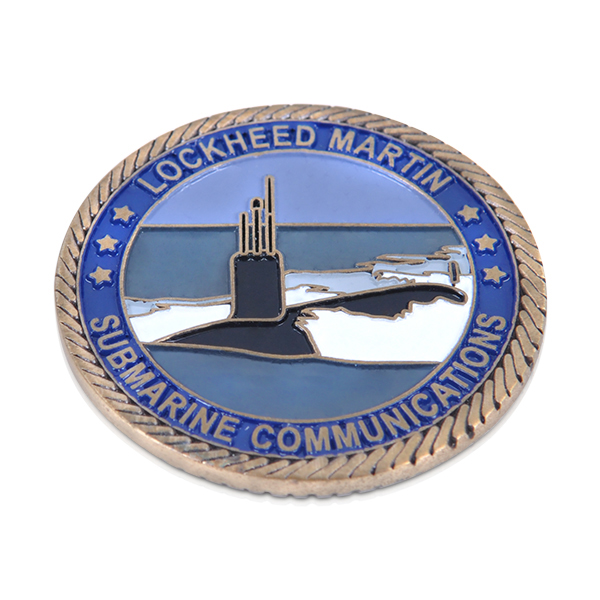 Colorful Enamel Coins | Lockheed Coins | Lockheed Martin & Sikorsky