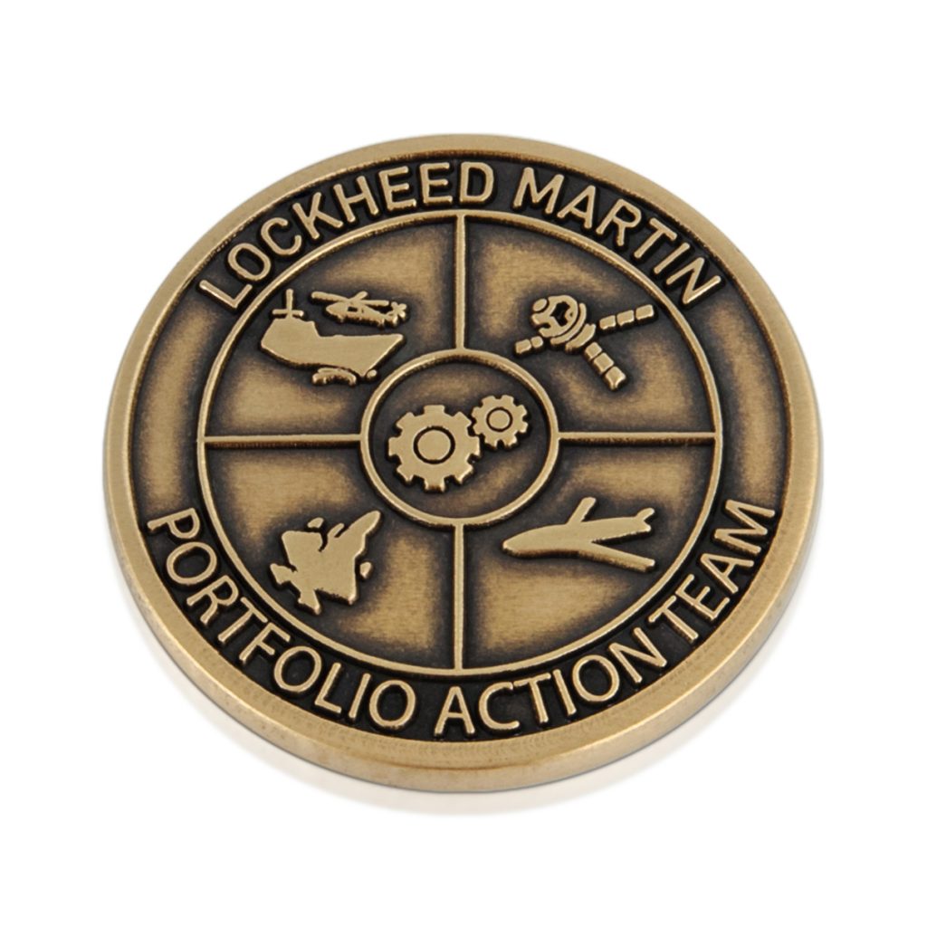 Classic Brass Coins - Lockheed Coins | Lockheed Martin & Sikorsky